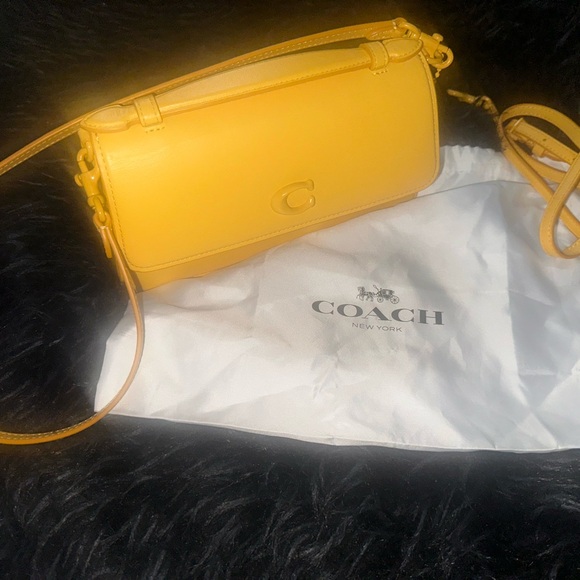 Coach | Bags | Coach Yellow Crossbody Bag | Poshmark